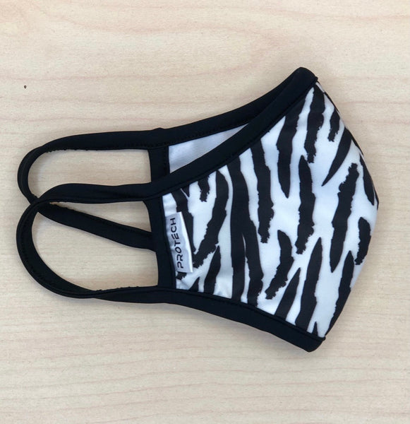 Zebra Print Face Mask – Aqua Bay Swim Co