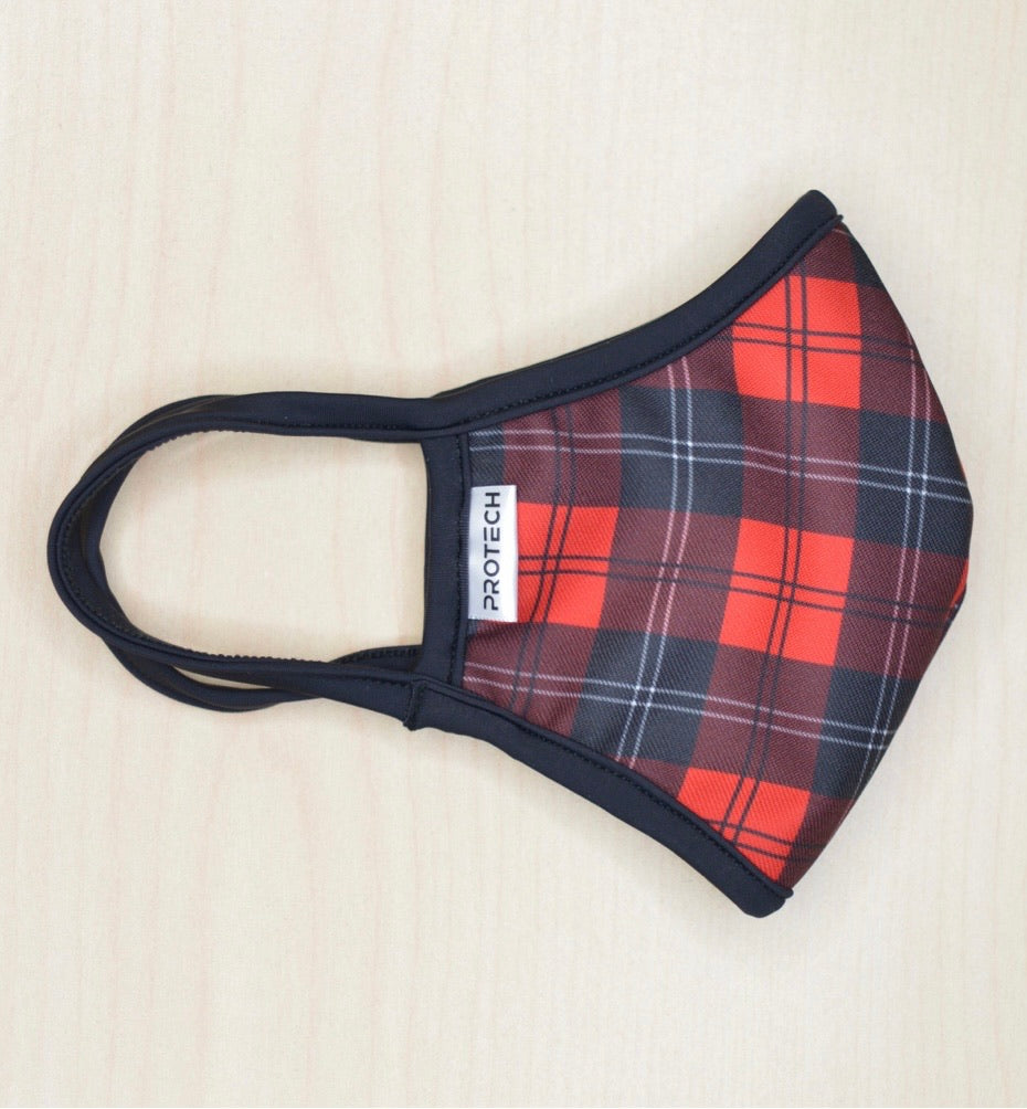 Plaid Face Mask – Aqua Bay Swim Co